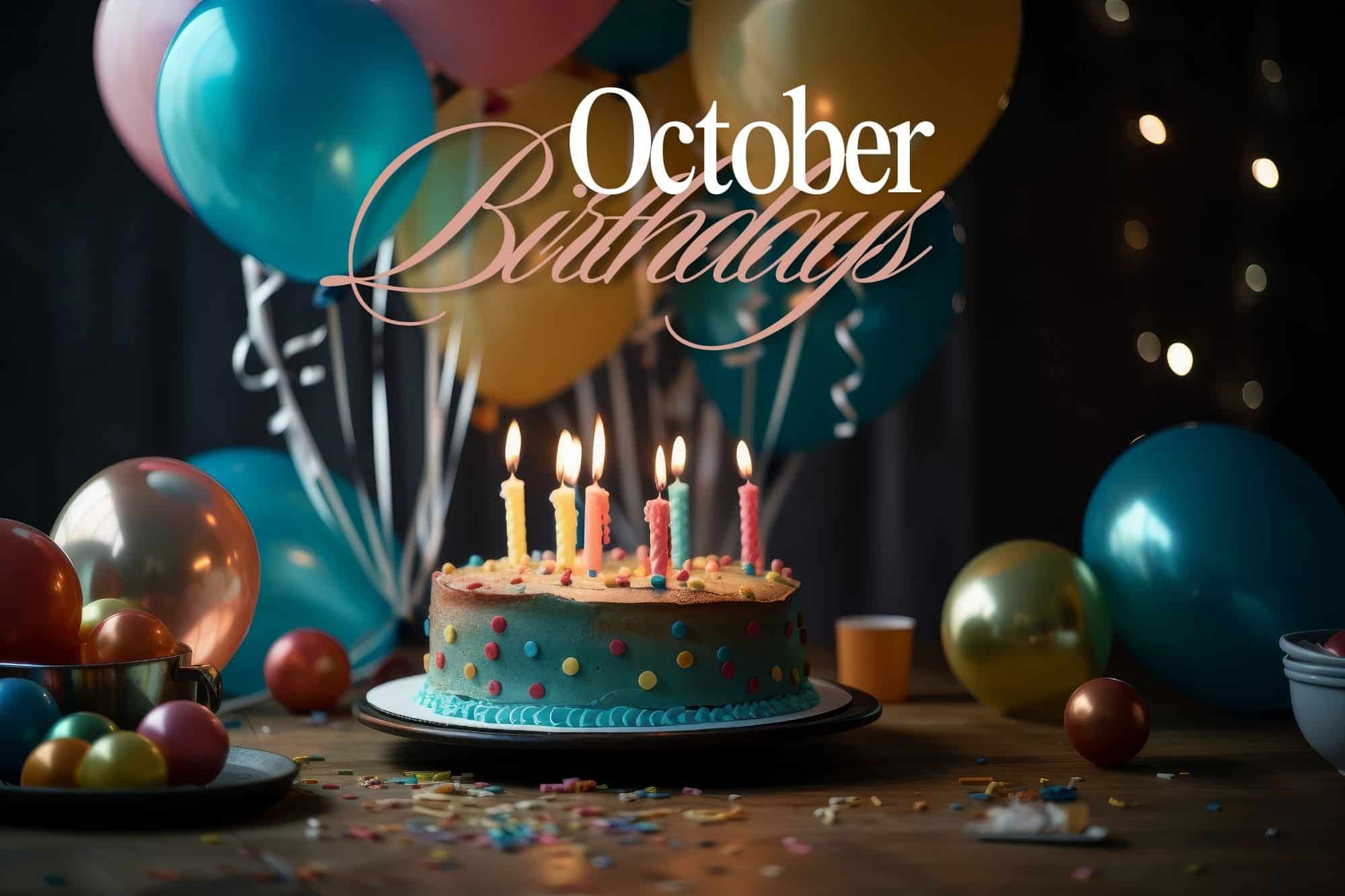 Join us in Celebrating Our October Caregiver Birthdays!